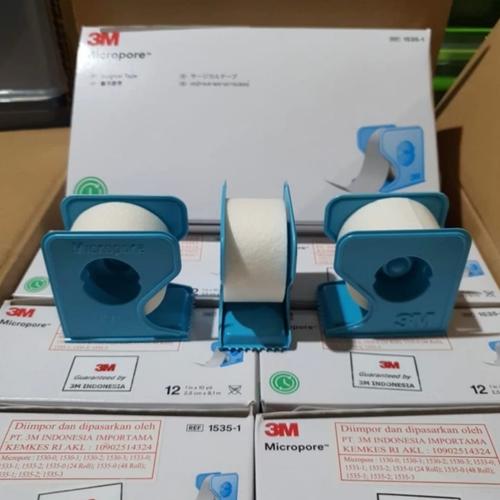 Jual Micropore 1 inch / Micropore 3M / Plester Luka isi 12 roll - Per ...