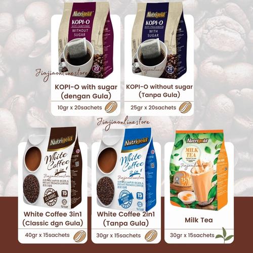 Jual Nutri Gold Kopi-O Kopi O Malaysia NutriGold Coffee Malaysia Kopi O ...