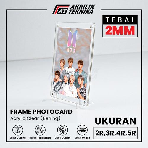 Promo FRAME PHOTOCARD KOREA MAGNET 2R 3R 4R 5R / DISPLAY FOTO AKRILIK ...