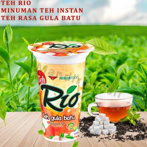 Jual Minuman Teh Instan * Teh Rio * Minuman Teh Rasa Gula Batu * 180ml ...
