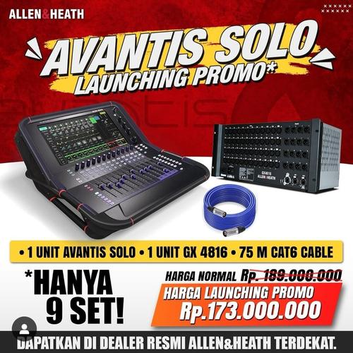 Jual Mixer digital Allen heath Avantis solo + stage box gx4816+ kabel Lan - Jakarta Barat ...