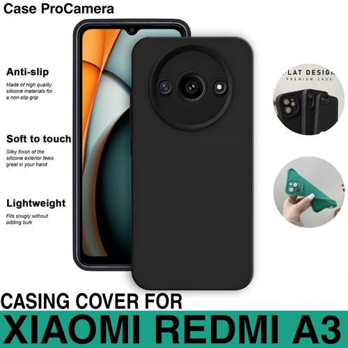 Jual CASE XIAOMI REDMI A3 SOFT CASE CASING COVER XIAOMI REDMI A3 HITAM ...