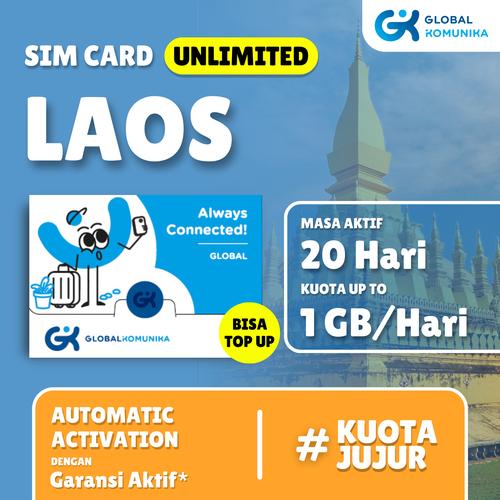 Jual Simcard Laos Unlimited | Sim Card Laos - 14 hari, 500MB/ Hari ...