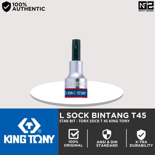 Jual KING TONY Torx Bit Socket 1/2" T45 Star Bit Mata Kunci Sock L Bintang - Kota Denpasar ...