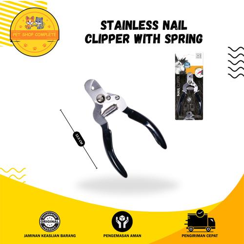 Jual NAIL CLIPPER ANJING KUCING STAINLESS NAIL CLIPPER WITH SPRING ...