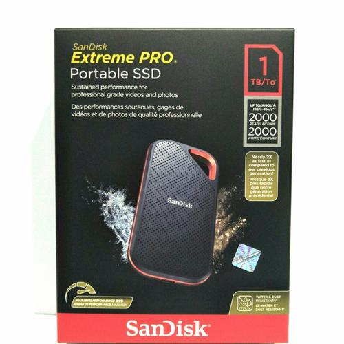 Jual Sandisk SSD Extreme Pro V2 NVME Portable SSD 1TB External E81 ...