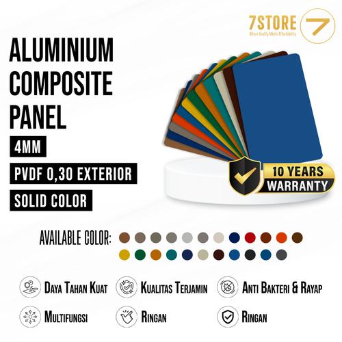 Jual MARKS ACP PVDF 4 mm Doff Alloy 1100 0,3 mm Aluminium Composite ...