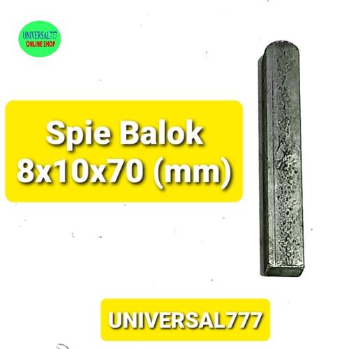 Jual 8x10x70 Spie Spi Key Block Balok 8mm x 10mm x 70mm - Jakarta Utara ...