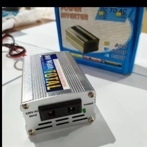Jual POWER INVERTER 80W DC To AC (12v to 230v) Merk TOTAL - Kota ...