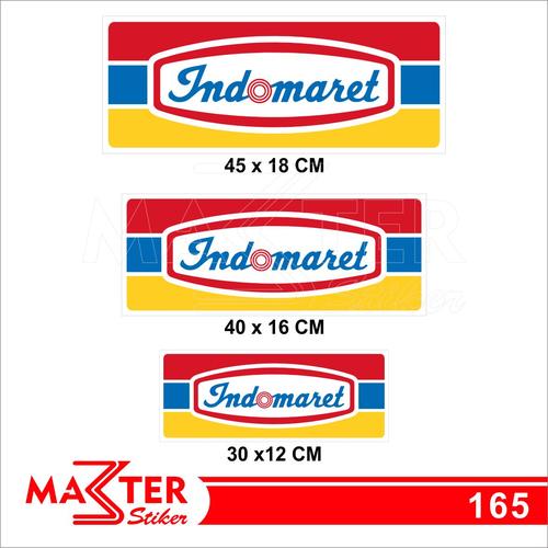 Jual 165 - Stiker Logo Indomaret, Tahan Air, Murah, Bisa Custom - 30 x ...