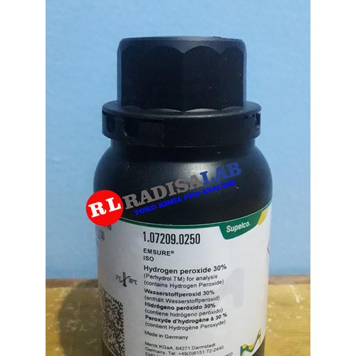 Jual HYDROGEN PEROXIDE 30% (PERHYDROL) 250mL / MERCK 1.07209.0250 ...