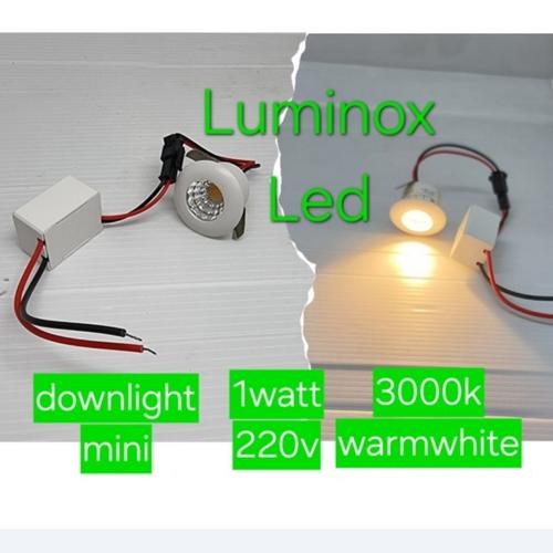 Jual lampu spotlight etalase pameran 1w 1watt / sorot lemari display 1 ...