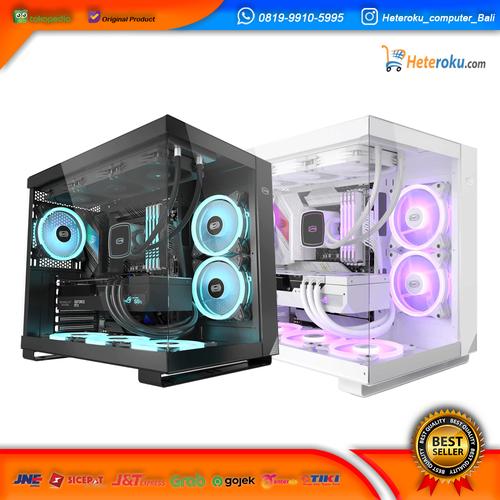 Jual Casing PCCOOLER C3 T500 ARGB ATX,M-ATX,ITX Non Psu 6 fan - White ...