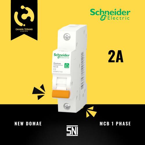 Jual MCB NEW SCHNEIDER 1 PHASE 2A 4A 6A 10A 16A 20A 25A 32A 40A 50A 63A - 16A - Kota Bandar ...