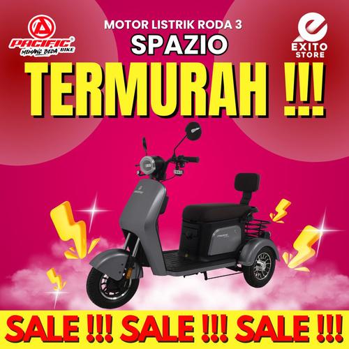 Jual Sepeda Motor Sepeda Listrik Roda 3 Motor Listrik Spazio By Pacific ...