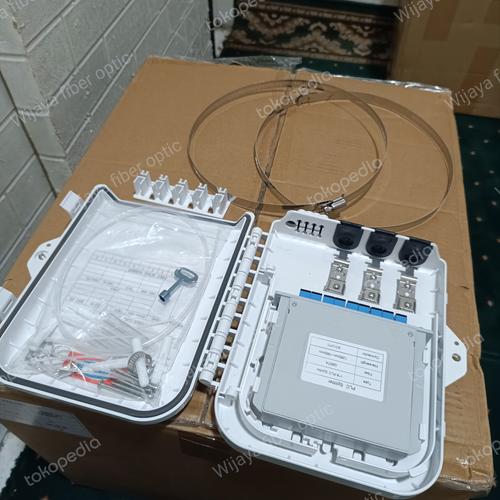 Jual odp 8 core lengkap box spliter 1:8 / odp 8 core spliter 1:8 upc ...