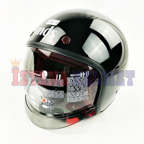Jual HELM MDS MAGNUM RETRO BLACK GLOSSY - XL - Kota Bandung - ISTANA ...