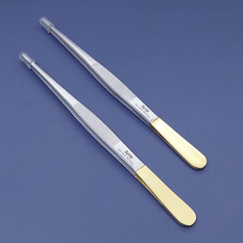 Jual Alat medis Standard Forcep 18cm with Golden Handle - Spitz ...
