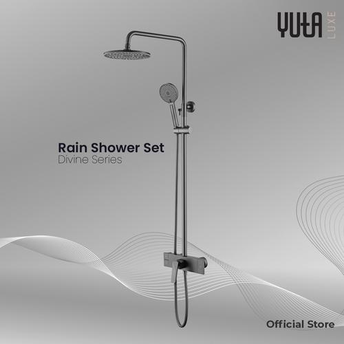 Promo YUTA LUXE Shower Set Mandi Mixer - Rain Shower Set Divine A. Grey ...