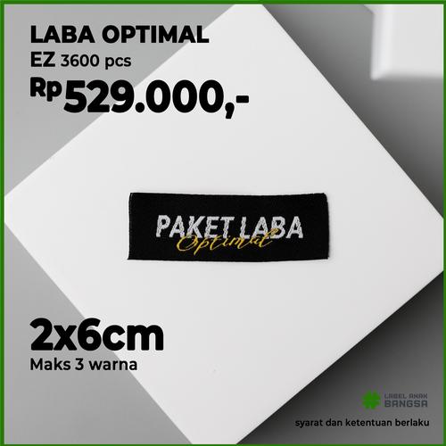 Jual Label Baju Rajut / Woven - Paket Laba Optimal 2x6cm EZ 3600pcs ...