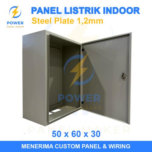 Jual Box Panel Listrik Indoor 60x50x30 SPHC 1.2mm RAL 7032 - 50x60x30 ...