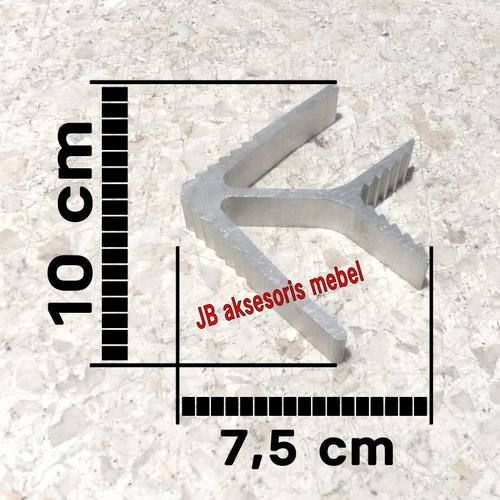 Jual SPIGOT IKAN ALUMINIUM / SIKU SAMBUNGAN PINTU KASA KAWAT NYAMUK ...