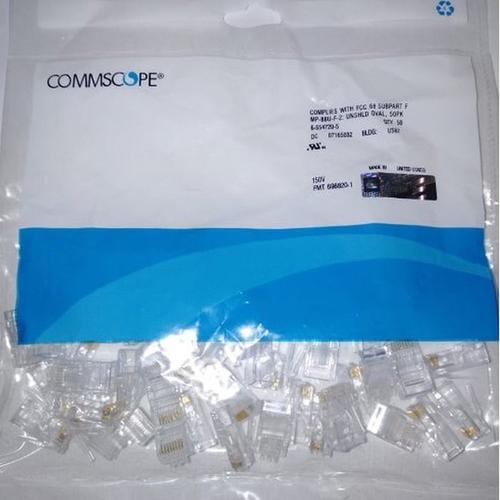 Jual AMP (commscope) konektor rj45 cat 5e ORIGINAL /konektor cat5e/rj ...