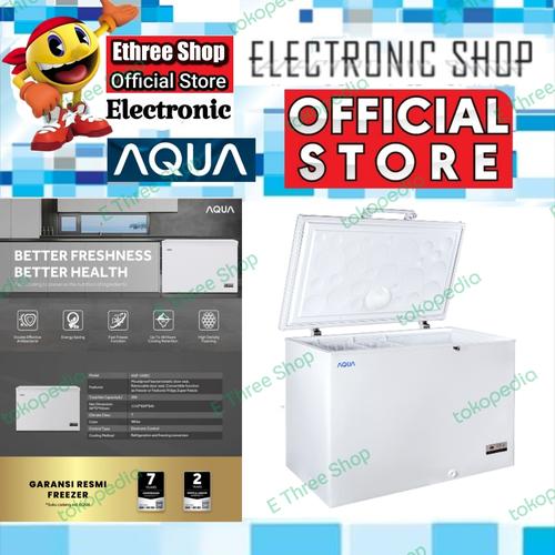 Promo AQUA CHEST FREEZER 310 LITER/ BY SANYO/ AQF-310/ HEMAT/ MURAH ...