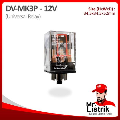 Jual MK3P 12 VAC ( UNIVERSAL RELAY 11PIN ) - Jakarta Barat - Mr Listrik | Tokopedia