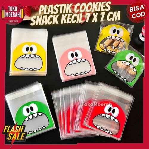 Jual 1 PCS PLASTIK COOKIES MONSTER PLASTIK KUE PLASTIK PERMEN KARAKTER ...