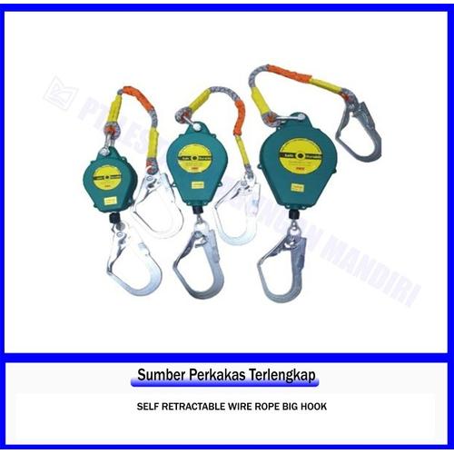 Jual Self Retractable Wire Rope Big Hook Ukuran 15 Meter Merk OPT ...