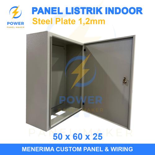 Jual Power Panel Maker Box Panel Listrik Indoor 60x50x25 SPHC 1.2mm RAL ...