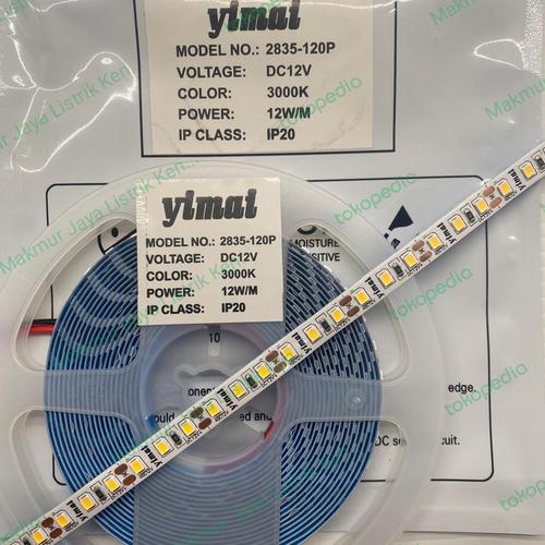 Jual Yimai Led Strip 120 mata 120 led 12v DC Indoor 5 Meter 2835 120led ...