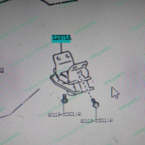 Promo po Engine mounting trans e/m rear innova reborn Cicil 0% 3x - Kab ...