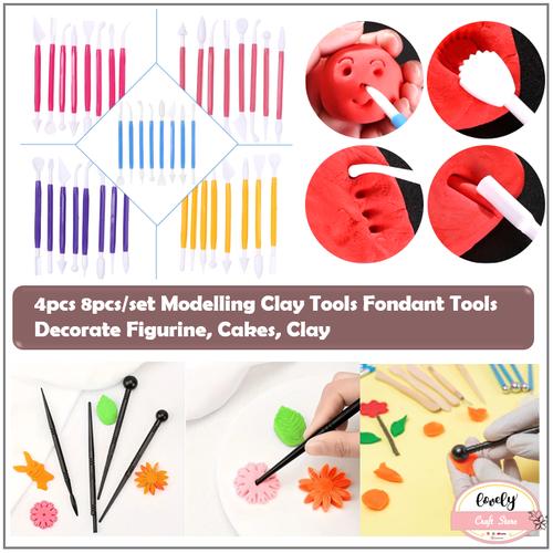 Promo modelling decorating tools for clay cake fondant figurines - 4pcs ...