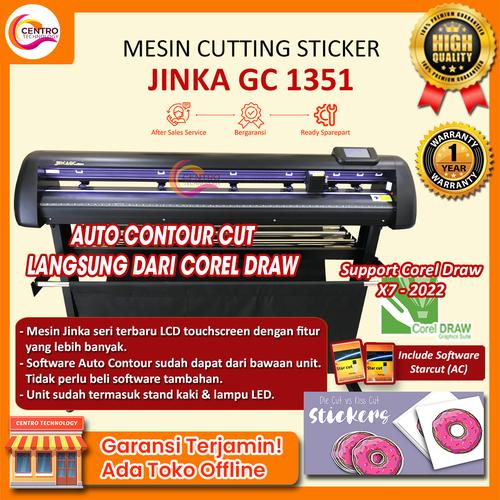 Jual Mesin Cutting Sticker JINKA GC 1351 Auto Contour Cut CorelDraw ...