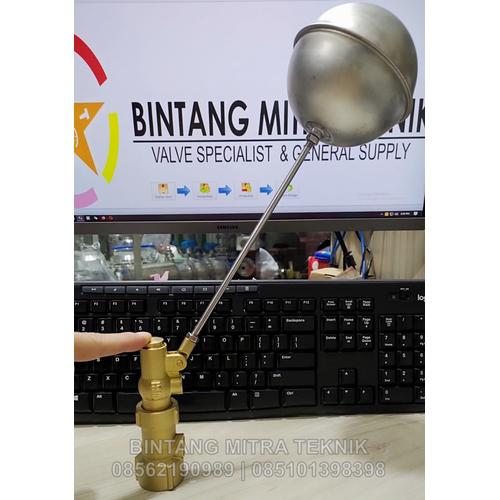Jual YUTA FLOATING VALVE KUNINGAN BOLA STAINLESS SS304 1" FIG.901 ...