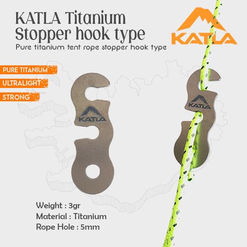Jual KATLA Titanium Stopper Tipe Hook Buckle Pengencang Tali Tenda ...