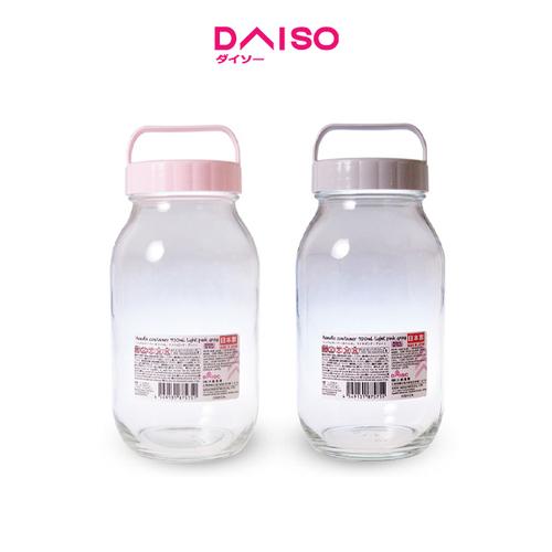 Jual Daiso Handle Container 900mL light pink gray - Abu-abu - Jakarta ...