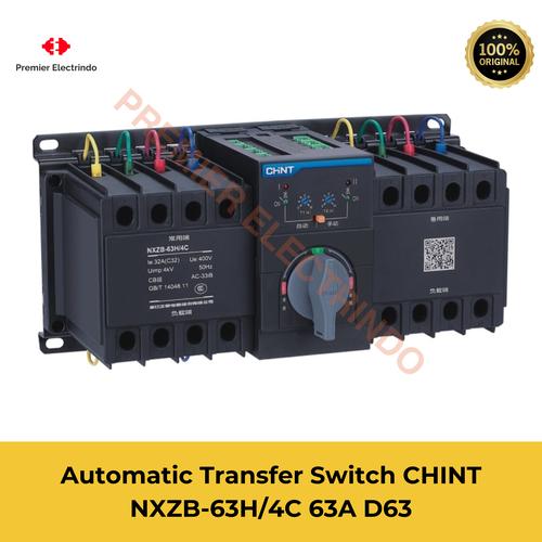 Jual Automatic Transfer Switch ATS CHINT NXZB-63H/4C 63A D63 10kA Motorized - Jakarta Pusat ...