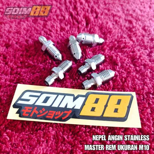 Jual Nepel Angin Master Rem Stainless Thailand Ukuran m10 drat 14 ...