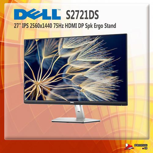 Jual Monitor LED DELL S2721DS 27" IPS 2560x1440 75Hz HDMI DP Spk Ergo ...