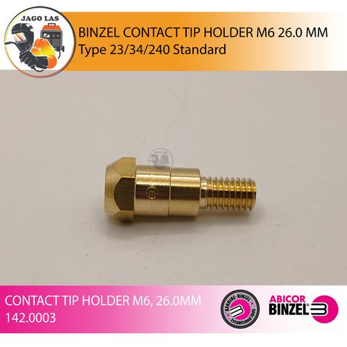 Jual Contact Tip Holder MB24 M6 26 mm ABICOR BINZEL ORIGINAL GERMANY ...