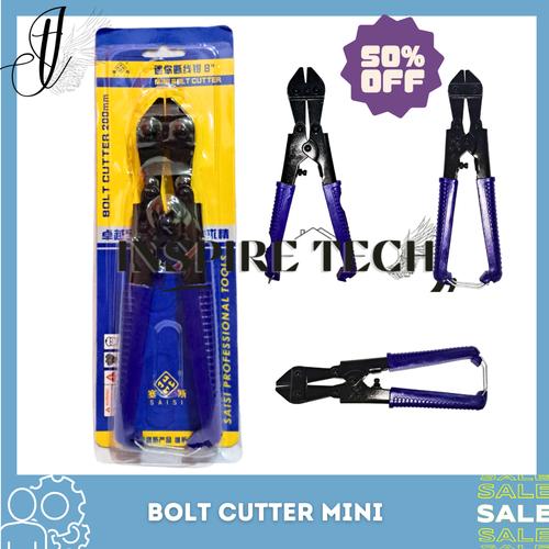 Promo Tang Potong Kawat Besi BOLT CUTTER MINI 8"INCH /PEMOTONG RANTAI ...