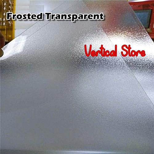 Jual Plastik PP Mika Kaku Lembaran Bening Garis 70 x 100 cm Tebal 0.50mm - Trans Kaca Es - Trans ...