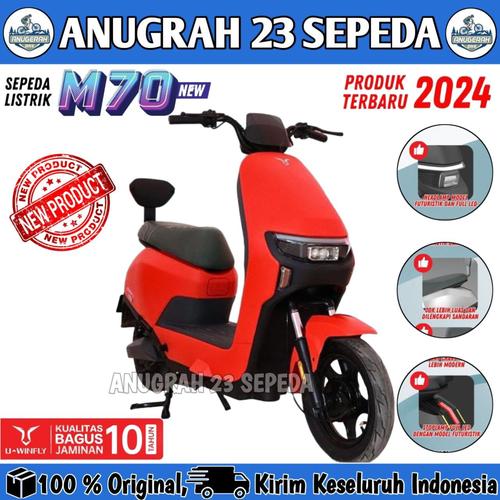 Jual Sepeda Listrik UWINFLY M 70 / M70 500 Watt Smart KEY Starter ...