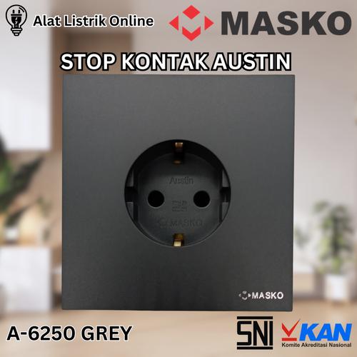 Jual MASKO IB STOP KONTAK ARDE GREY A-6250 (A-6250) AUSTIN SNI ORI ...