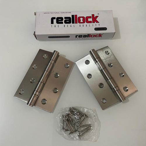 Jual Engsel Pintu Hinge Reallock ES RLK 4"x3x2MM2BB SS - Jakarta Barat - Sanlus Hardware | Tokopedia