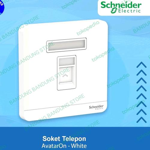 Jual SCHNEIDER E8331RJS4_WE SOCKET OUTLET TELEPON AVATARON AVATAR ...