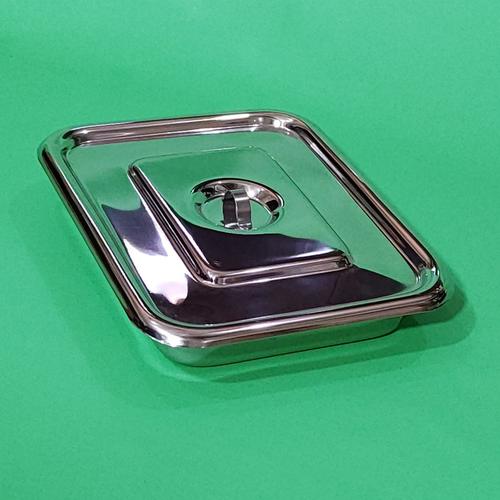Jual Bak Instrument Instrument Tray with Cover SS 25x20x5cm - Jakarta ...